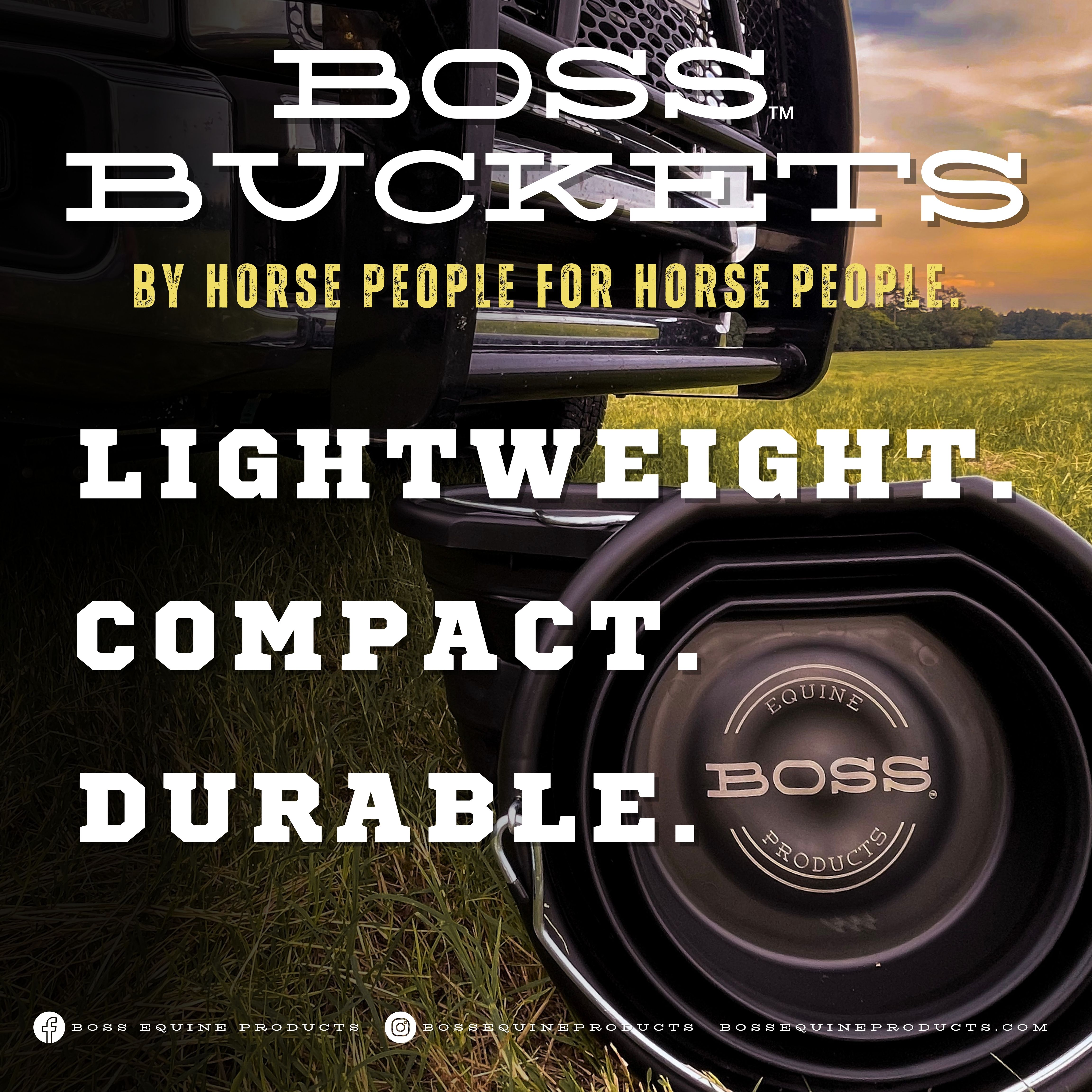 Boss™ Bucket by Boss Equine Products